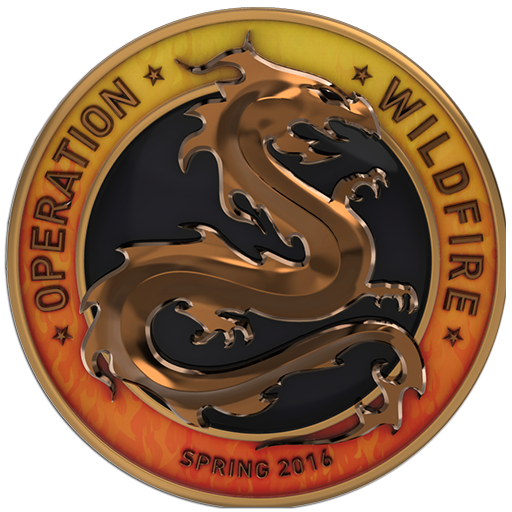 Operation Wildfire Challenge Coin - EsportFire.com