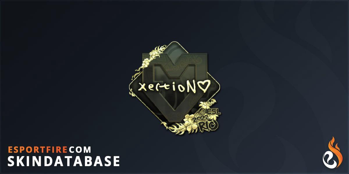 Sticker | xertioN (Gold) | Rio 2022 - EsportFire.com