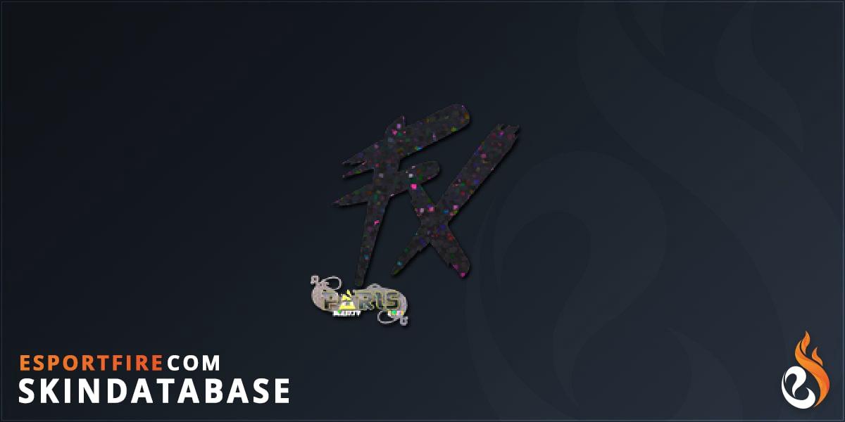 Sticker | Fluxo (Glitter) | Paris 2023 - EsportFire.com