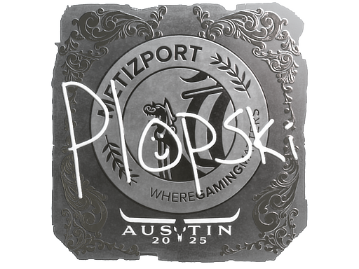 Sticker | Plopski (Foil) | Austin 2025 - EsportFire.com