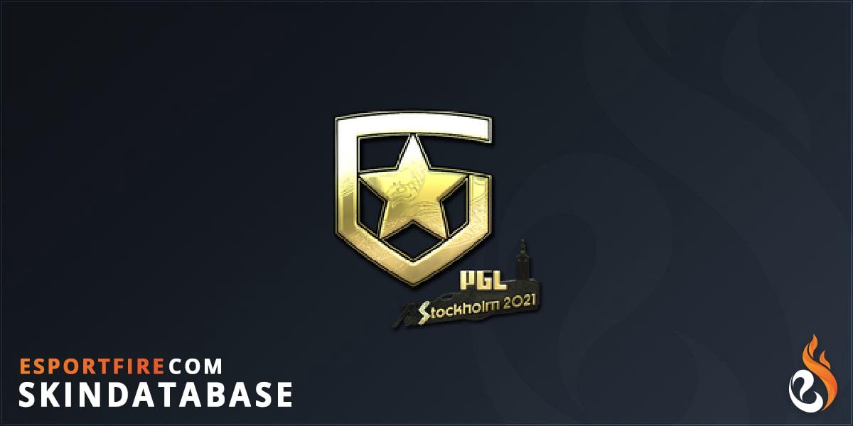 Sticker | Gambit Gaming (Gold) | Stockholm 2021 - EsportFire.com