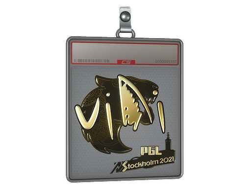 Sticker Slab | VINI (Gold) | Stockholm 2021 - EsportFire.com