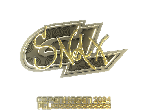 Sticker | Snax (Gold) | Copenhagen 2024 - EsportFire.com