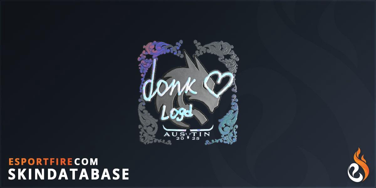 Sticker | donk (Holo) | Austin 2025 - EsportFire.com