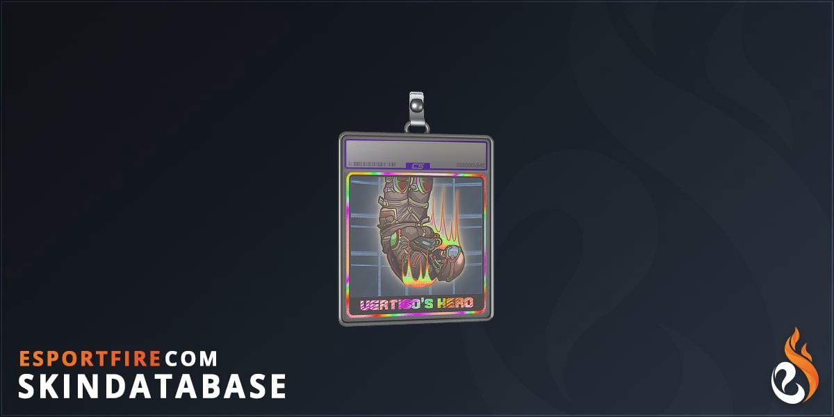 Sticker Slab | Vertigo's Hero (Holo) - EsportFire.com