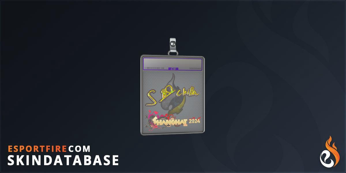 Sticker Slab | s-chilla (Glitter) | Shanghai 2024 - EsportFire.com