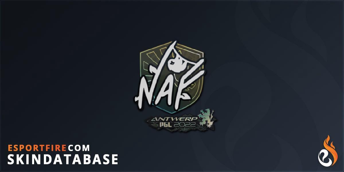 Sticker | NAF | Antwerp 2022 - EsportFire.com