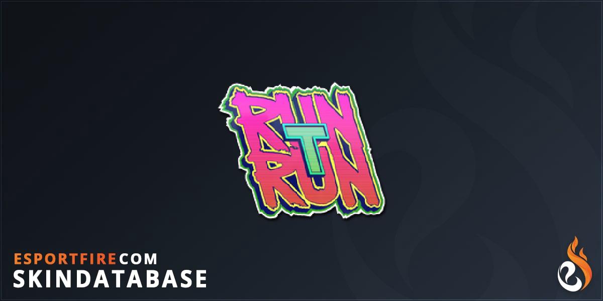 Sticker | Run T, Run - EsportFire.com
