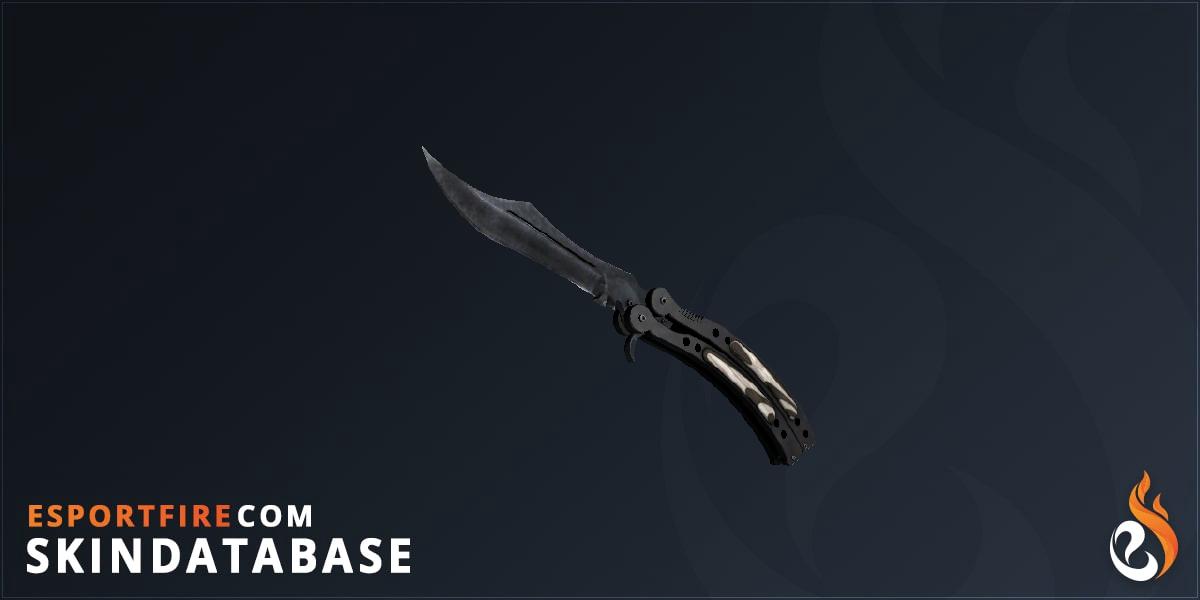 Butterfly Knife | Black Laminate - EsportFire.com