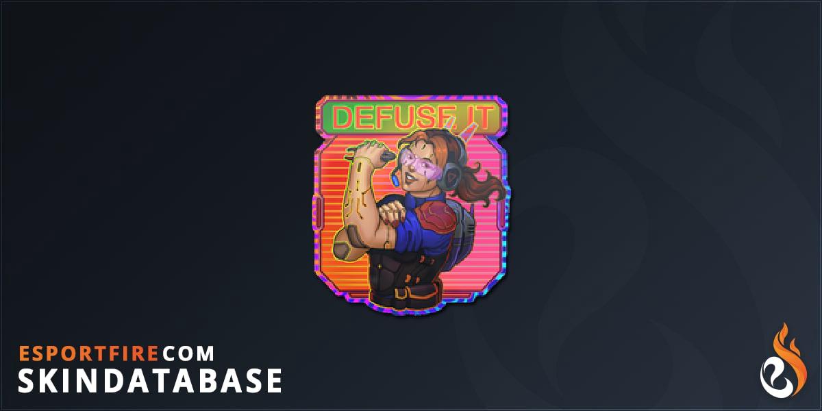 Sticker | Defuse It (Holo) - EsportFire.com