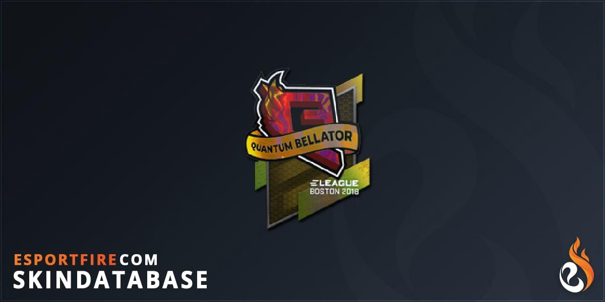 Sticker | Quantum Bellator Fire (Holo) | Boston 2018 - EsportFire.com
