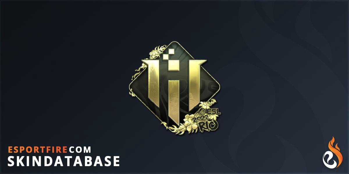 Sticker | IHC Esports (Gold) | Rio 2022 - EsportFire.com