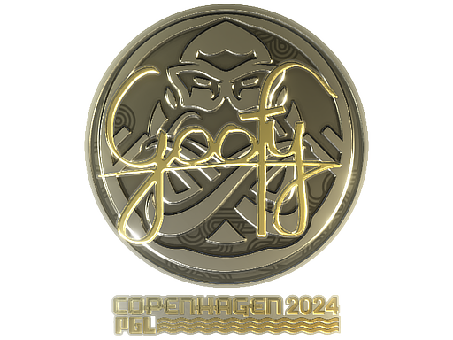Sticker | Goofy (Gold) | Copenhagen 2024 - EsportFire.com