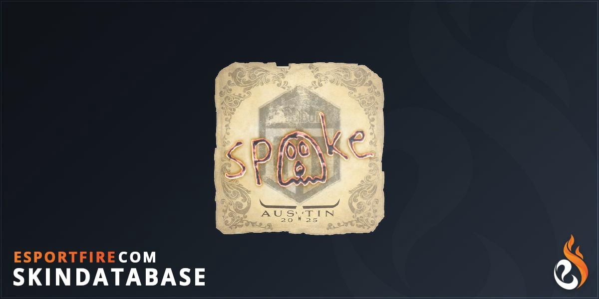 Sticker | spooke | Austin 2025 - EsportFire.com