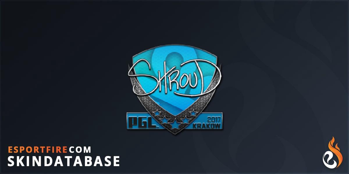 Sticker | shroud | Krakow 2017 - EsportFire.com