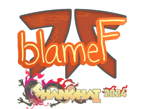 Sticker | blameF | Shanghai 2024 - EsportFire.com