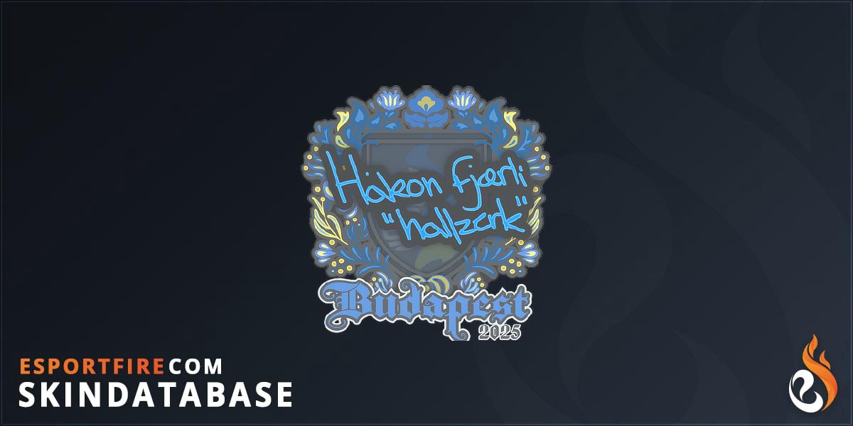 Sticker | hallzerk | Budapest 2025 - EsportFire.com