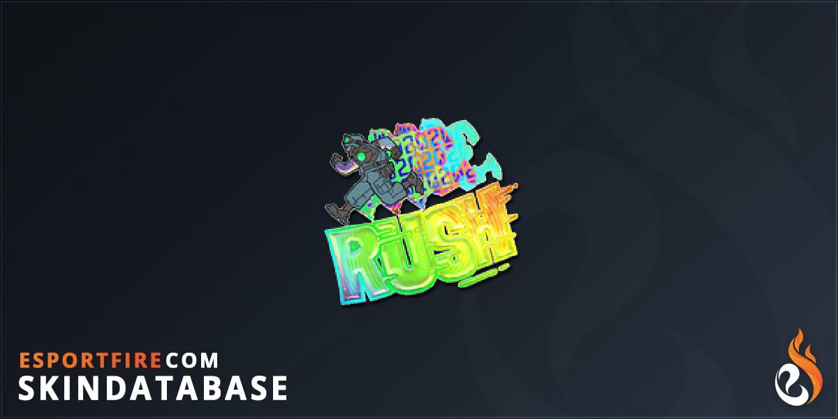 Sticker | Rush 4x20 (Holo) - EsportFire.com