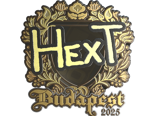 Sticker | HexT (Gold) | Budapest 2025 - EsportFire.com