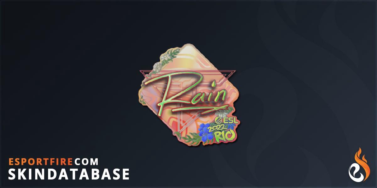 Sticker | rain (Holo) | Rio 2022 - EsportFire.com