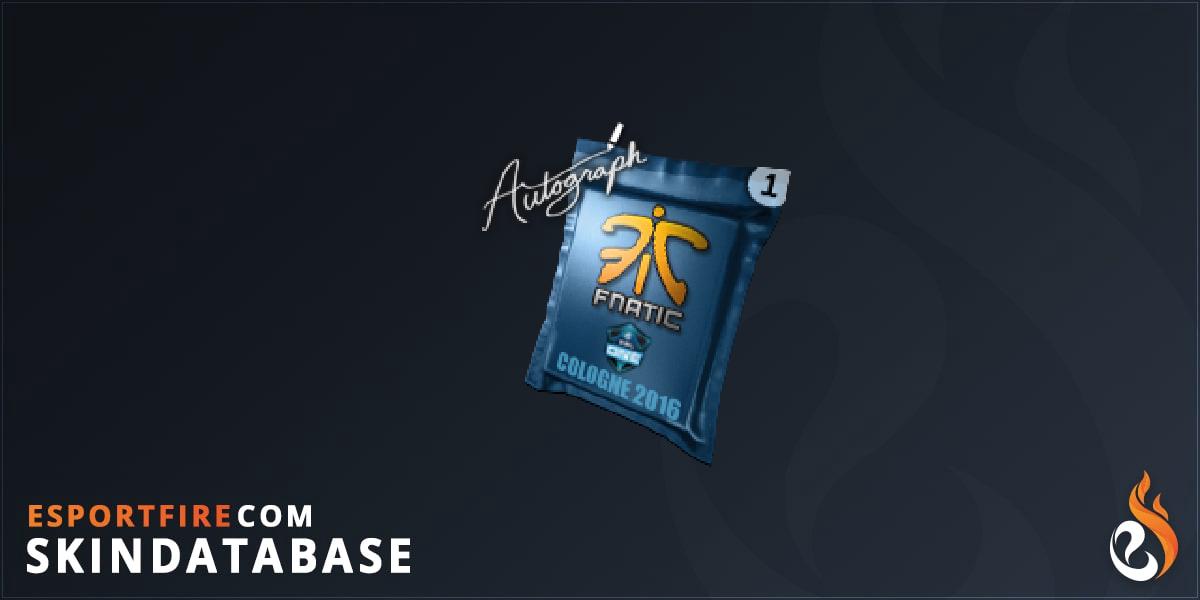 Autograph Capsule | Fnatic | Cologne 2016 - EsportFire.com