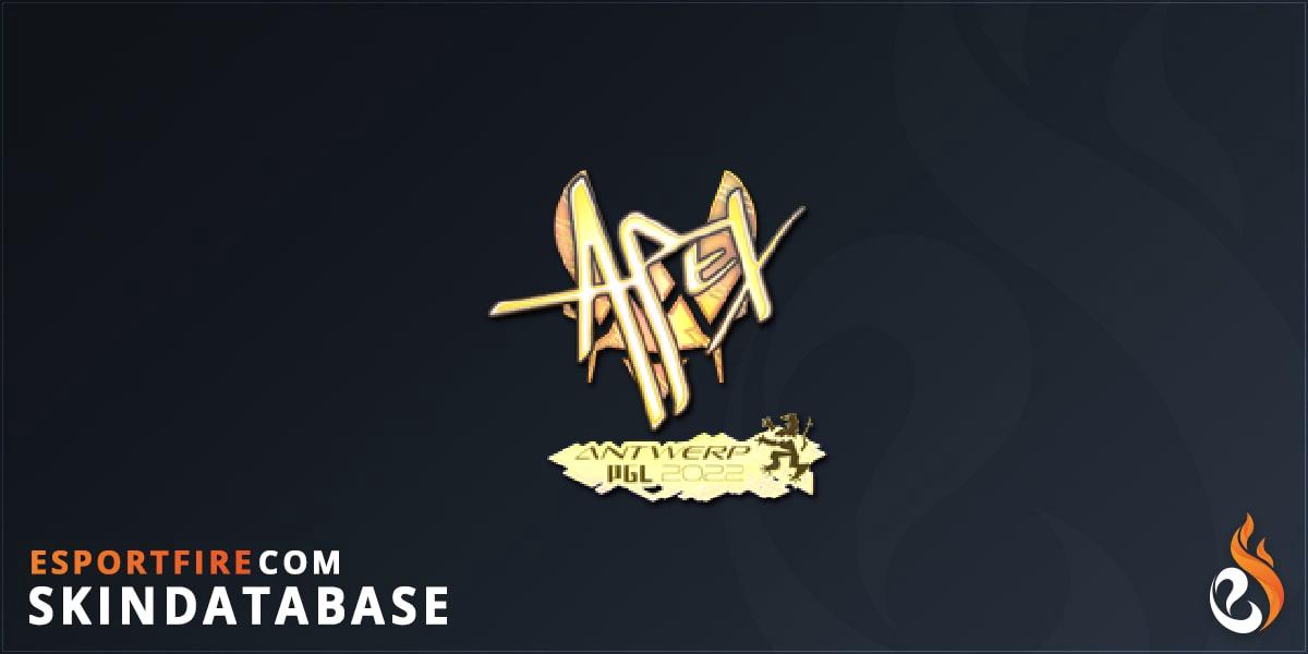Sticker | apEX (Holo) | Antwerp 2022 - EsportFire.com