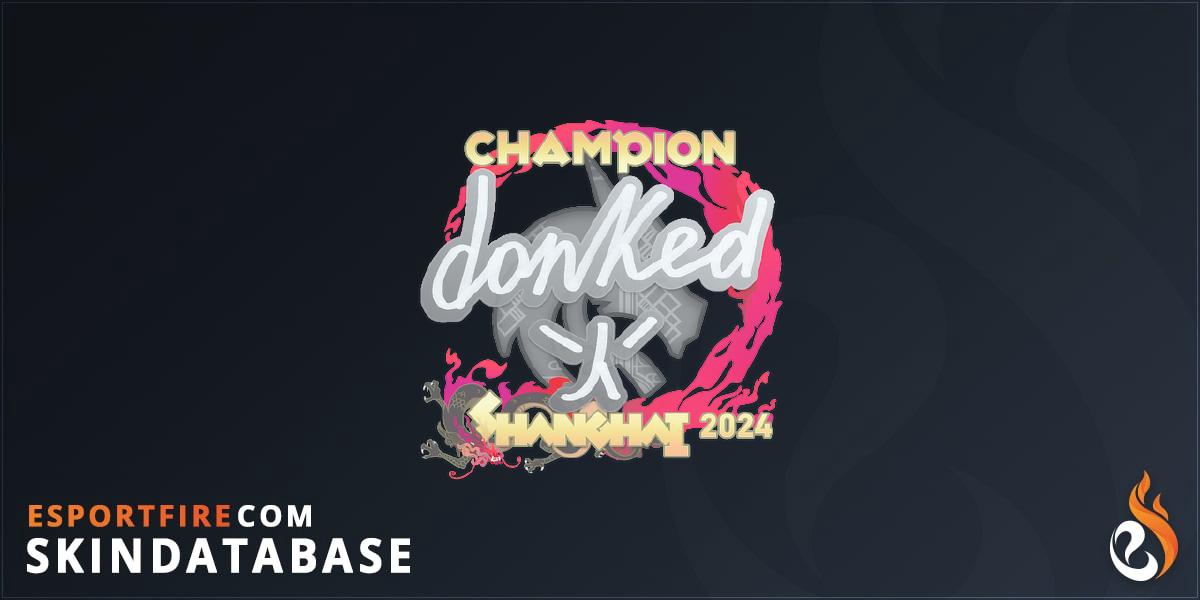 Sticker | donk (Champion) | Shanghai 2024 - EsportFire.com