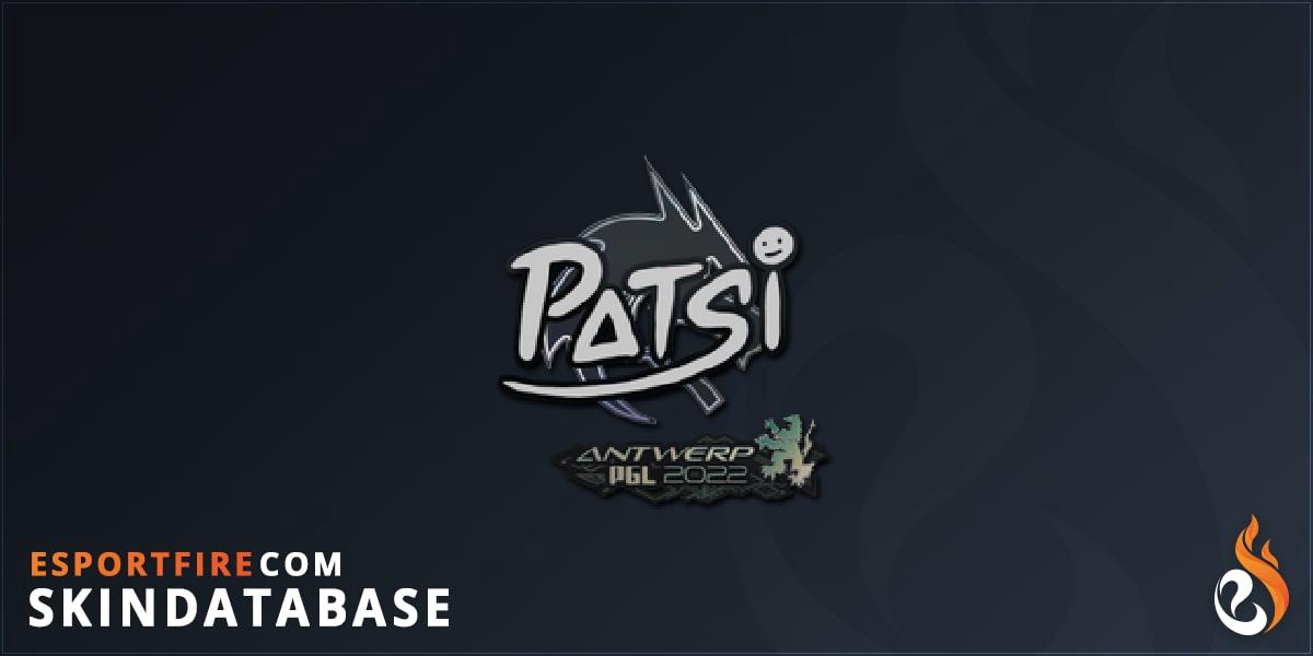 Sticker | Patsi | Antwerp 2022 - EsportFire.com