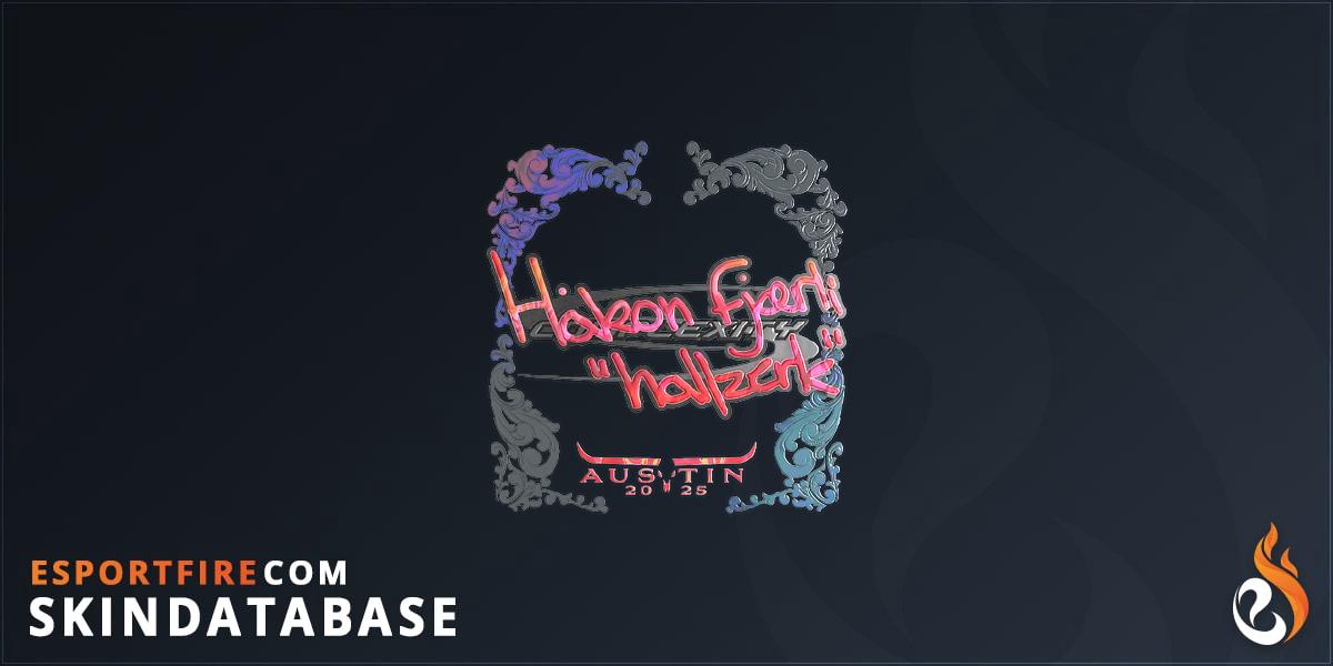 Sticker | hallzerk (Holo) | Austin 2025 - EsportFire.com