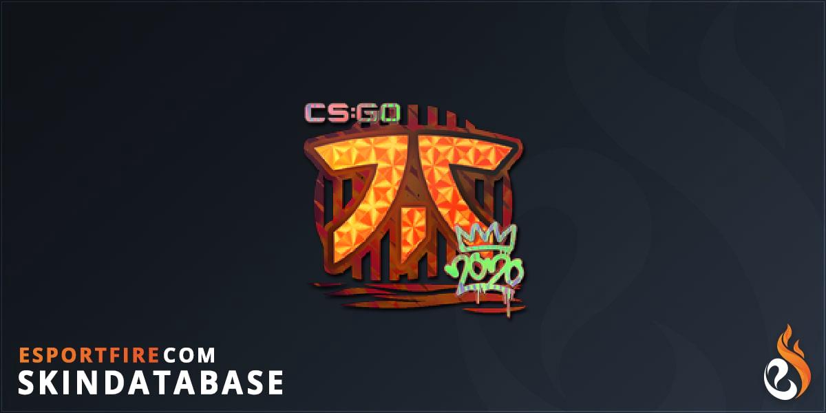 Sticker | Fnatic (Holo) | 2020 RMR - EsportFire.com