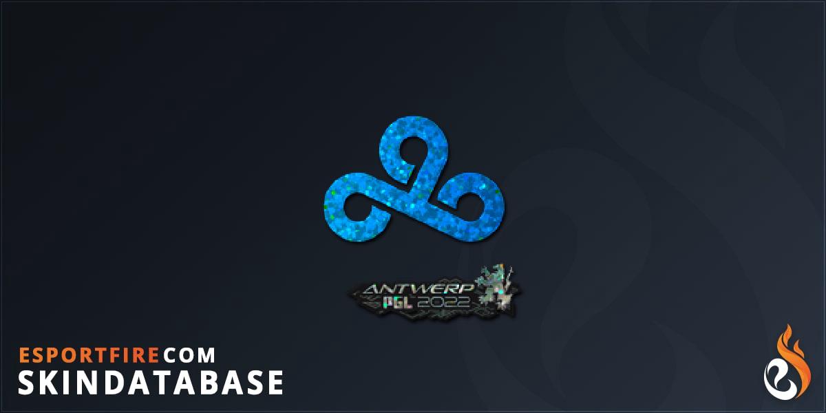 Sticker | Cloud9 (Glitter) | Antwerp 2022 - EsportFire.com