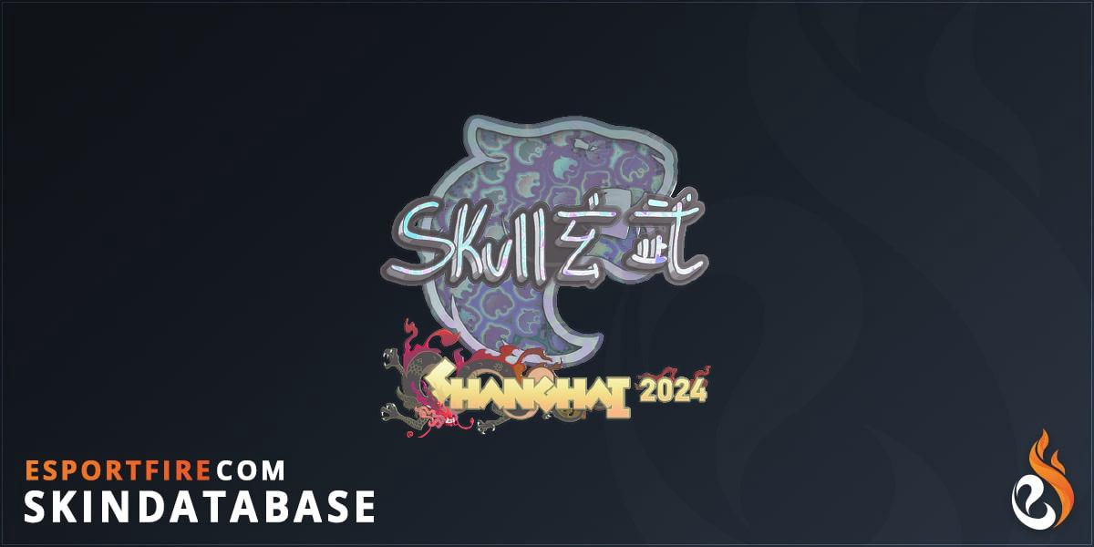 Sticker | skullz (Holo) | Shanghai 2024 - EsportFire.com
