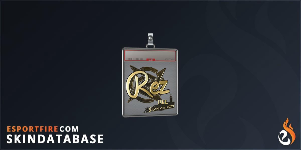 Sticker Slab | REZ (Gold) | Stockholm 2021 - EsportFire.com