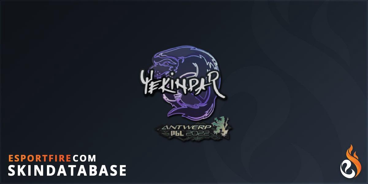 Sticker | YEKINDAR | Antwerp 2022 - EsportFire.com