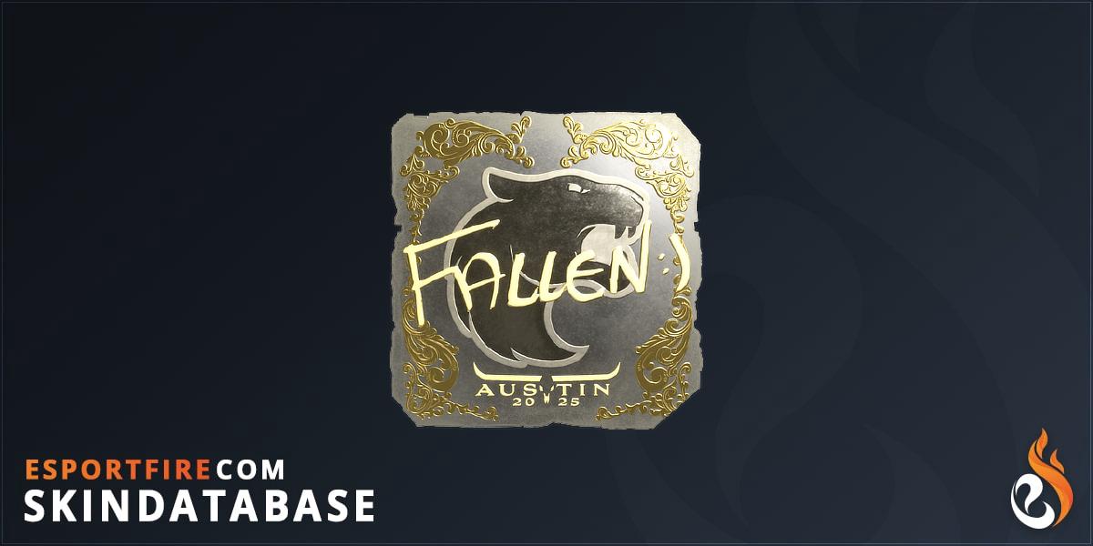 Sticker | FalleN (Gold) | Austin 2025 - EsportFire.com