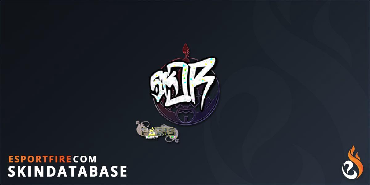 Sticker | sk0R (Glitter) | Paris 2023 - EsportFire.com