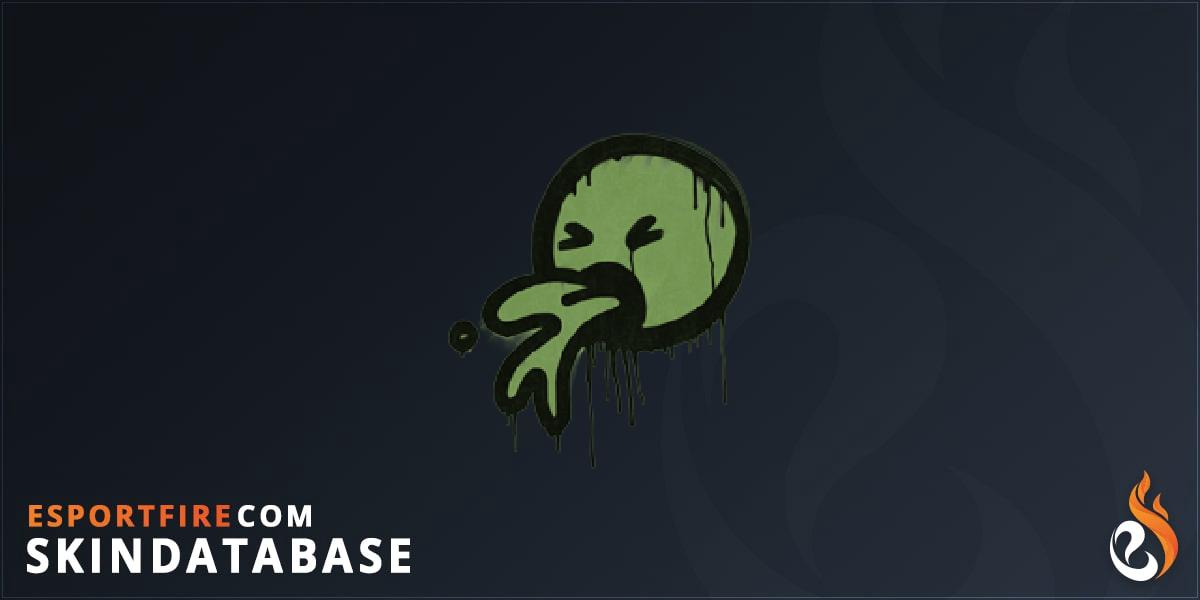Sealed Graffiti | Puke (Battle Green) - EsportFire.com