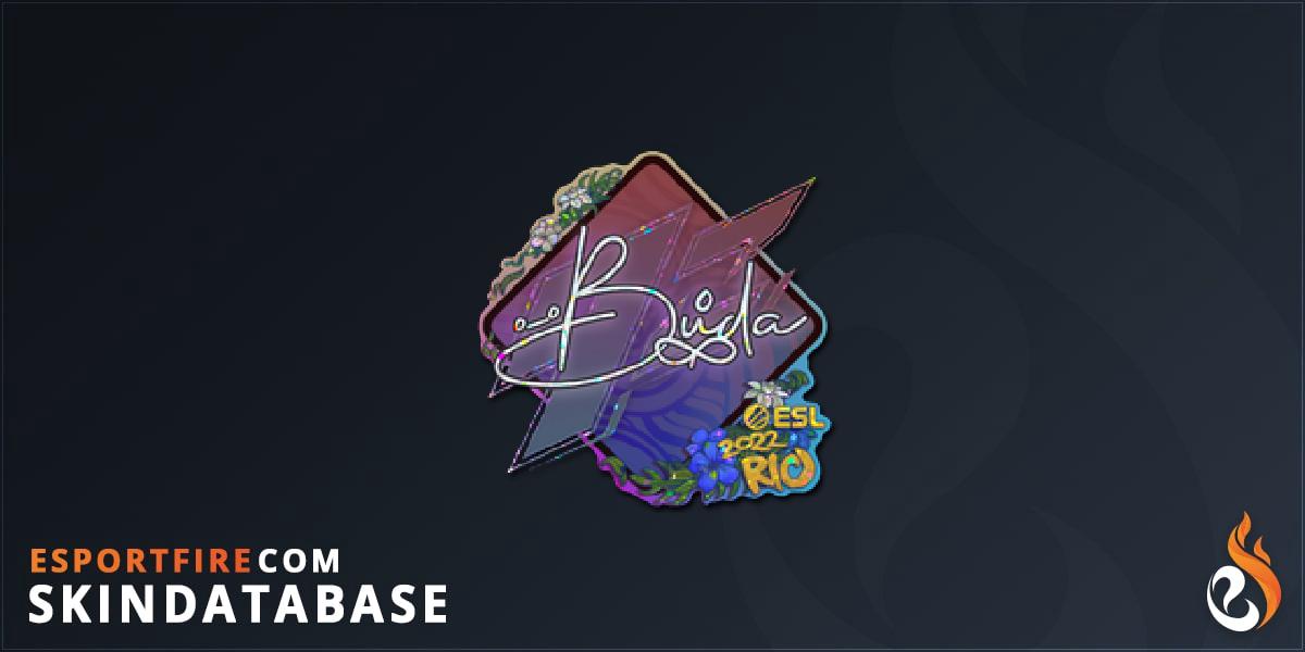 Sticker | BUDA (Glitter) | Rio 2022 - EsportFire.com