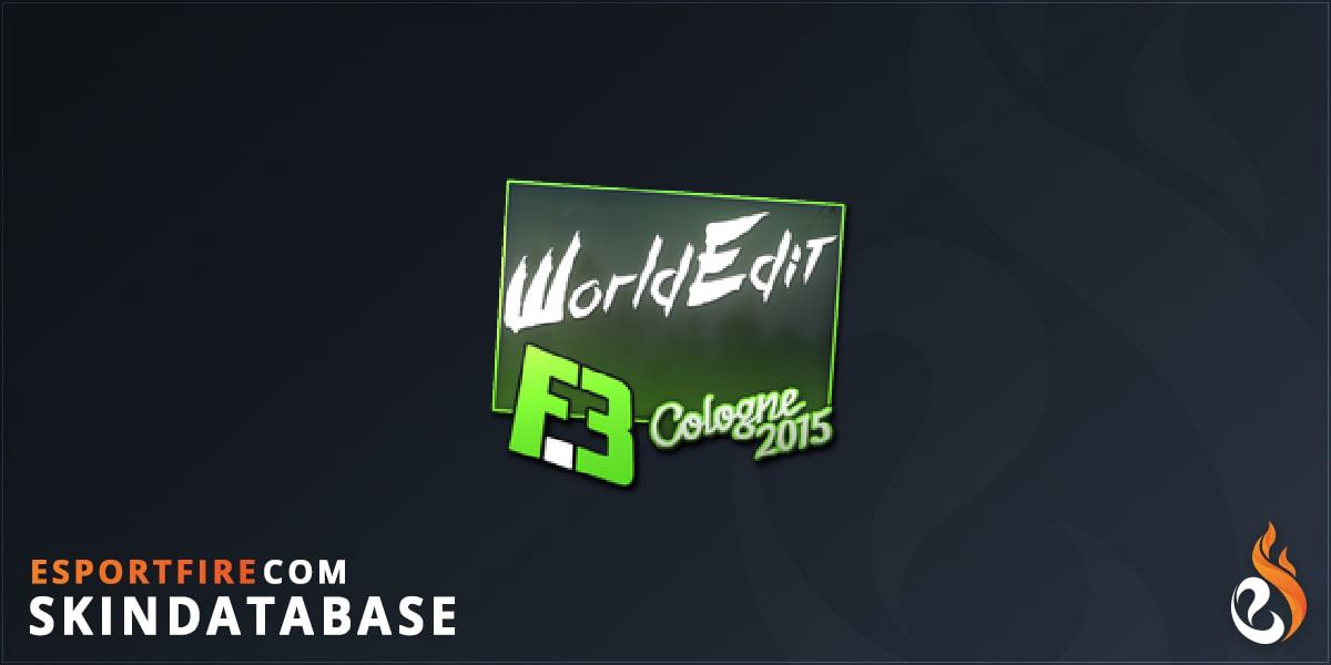 Sticker | WorldEdit | Cologne 2015 - EsportFire.com