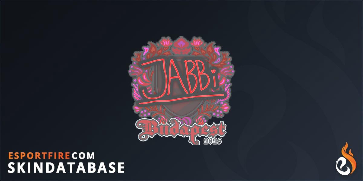 Sticker | jabbi | Budapest 2025 - EsportFire.com