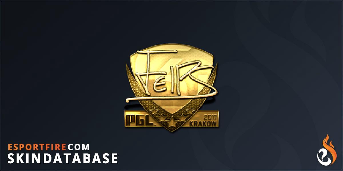Sticker | felps (Gold) | Krakow 2017 - EsportFire.com