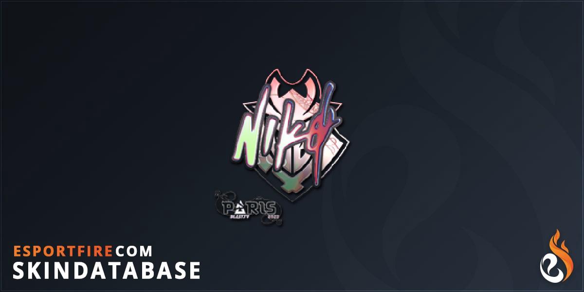 Sticker | NiKo (Holo) | Paris 2023 - EsportFire.com