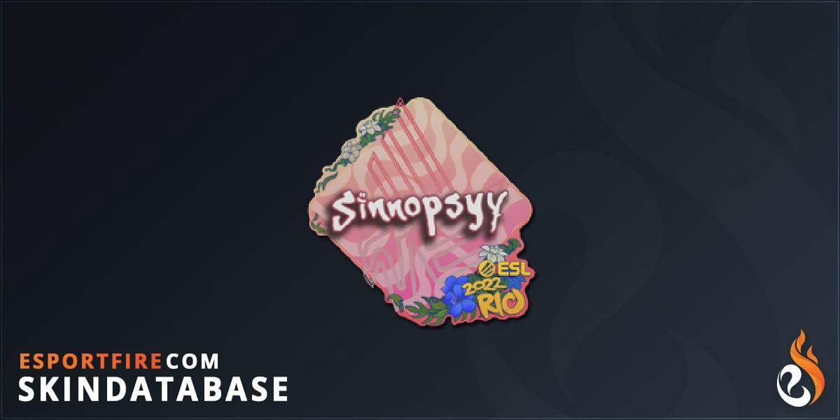 Sticker | sinnopsyy | Rio 2022 - EsportFire.com