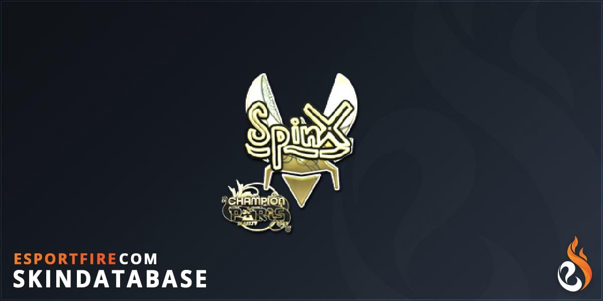 Sticker | Spinx (Gold, Champion) | Paris 2023 - EsportFire.com