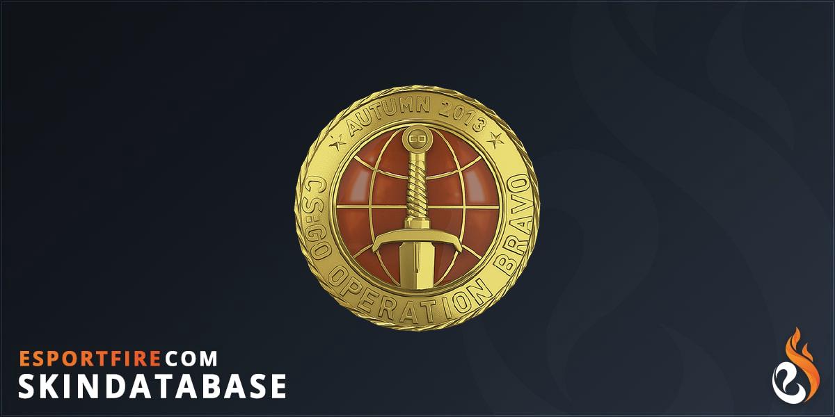 Gold Operation Bravo Coin - EsportFire.com