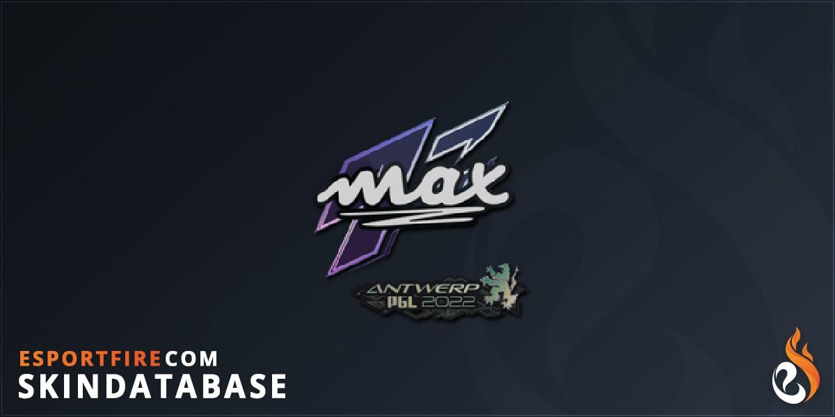 Sticker | max | Antwerp 2022 - EsportFire.com
