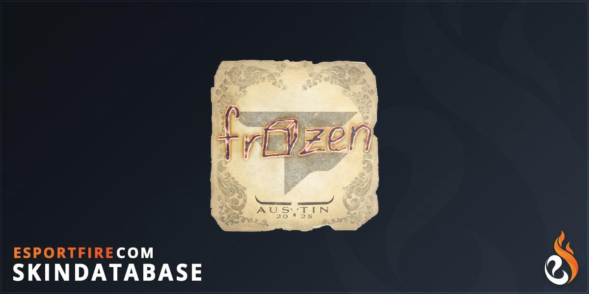 Sticker | frozen | Austin 2025 - EsportFire.com