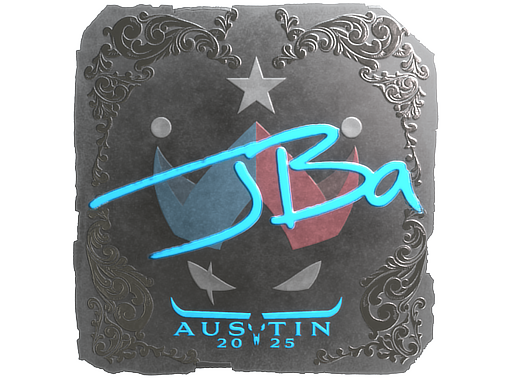 Sticker | JBa (Foil) | Austin 2025 - EsportFire.com
