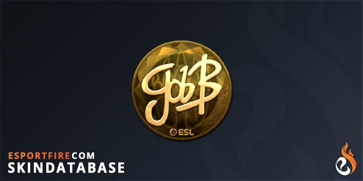 Sticker | gob b (Gold) | Katowice 2019 - EsportFire.com