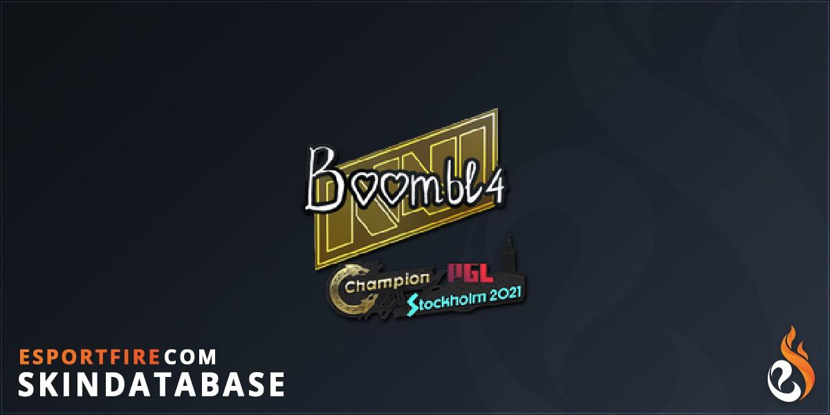 Sticker | Boombl4 | Stockholm 2021 - EsportFire.com
